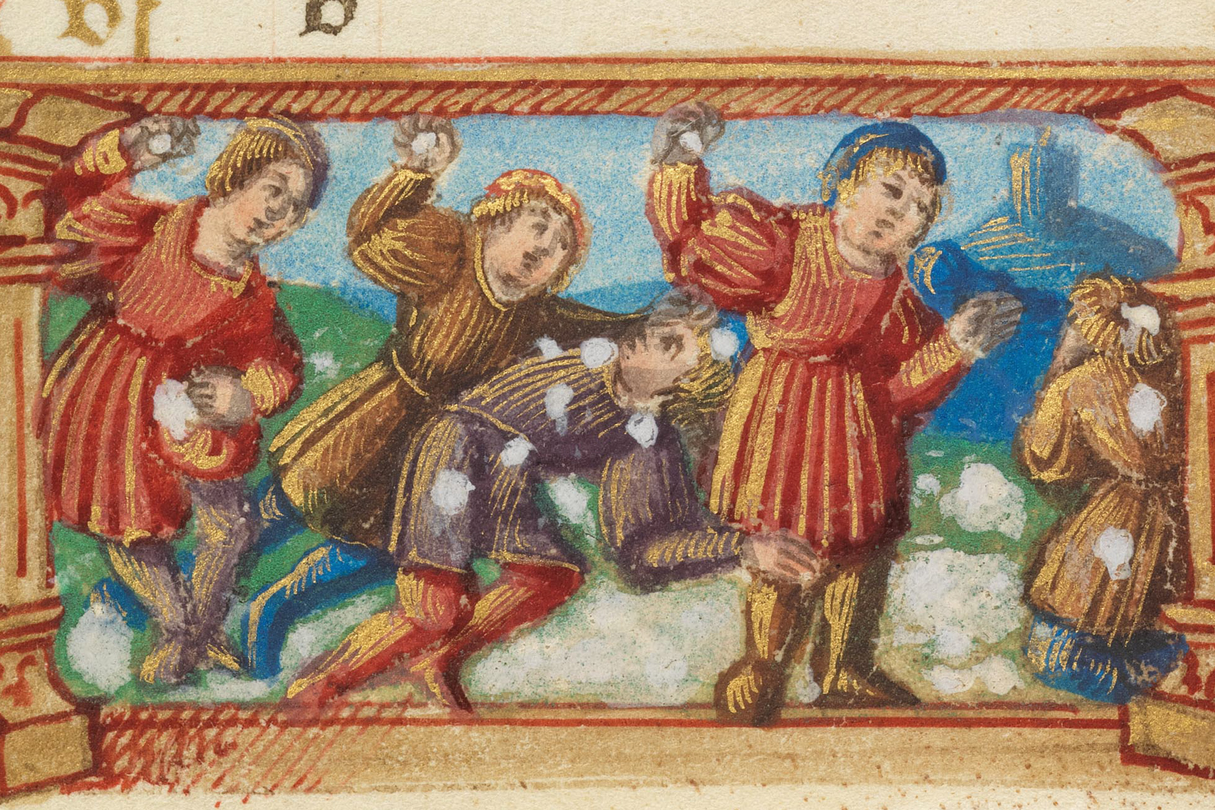 Bitwa na śnieżki poprawi Ci humor! Tak jak naszym przodkom w średniowieczu…